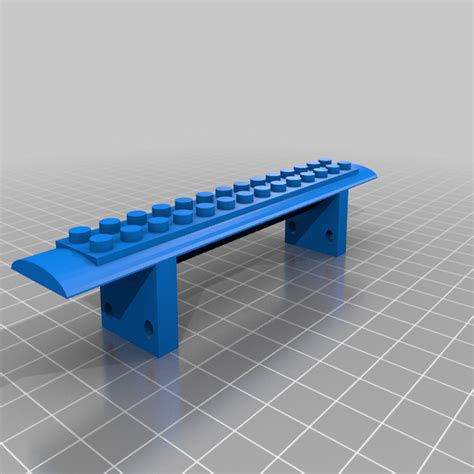 🤖 Robot Bumper With Plastick Building Block Interface・free Stl File For ・cults