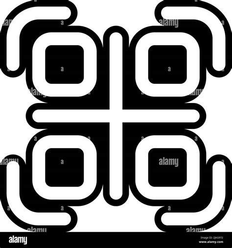 Qr Code Scan Icon Black Vector Illustration Stock Vector Image Art Alamy