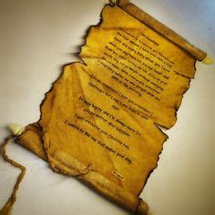 Vintage Scrolling Letter