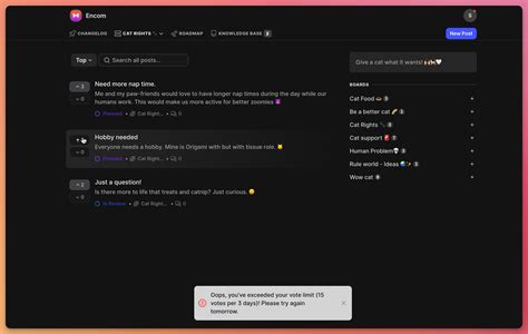 How To Set Vote Limit Per User Featureos