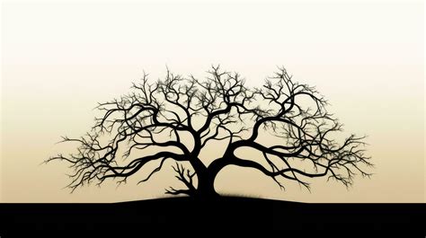 Isolated White Tree Silhouette Stock Photo At Vecteezy