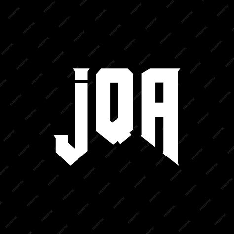 premium vector jqa letter logo design for technology company jqa logo