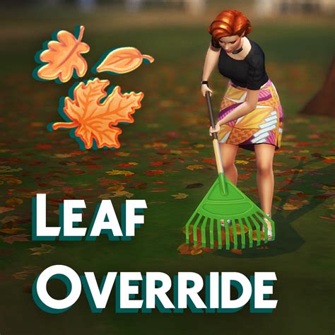 Fall Leaf Texture Override The Sims Mods CurseForge