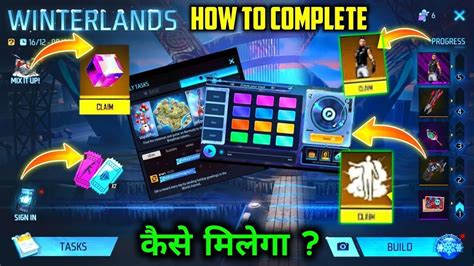 HOW TO COMPLETE WINTERLAND EVENT FREE FIRE NEW EVENT FREE REWARDS WINTERLAND EVENT FULL