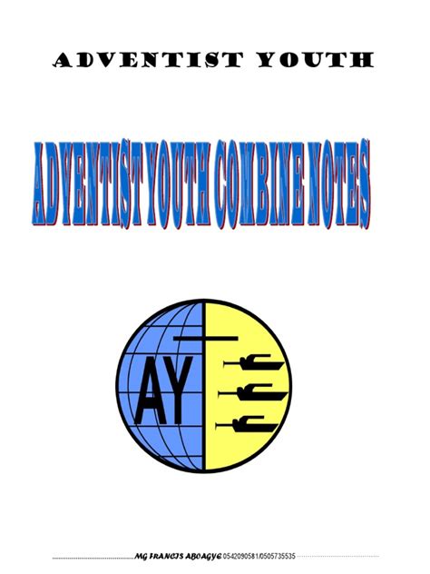 Ay Combine Notes 2 Pdf Seventh Day Adventist Church God The Father