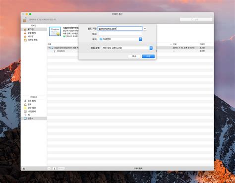 Ios 푸시 등록 뒤끝 개발자