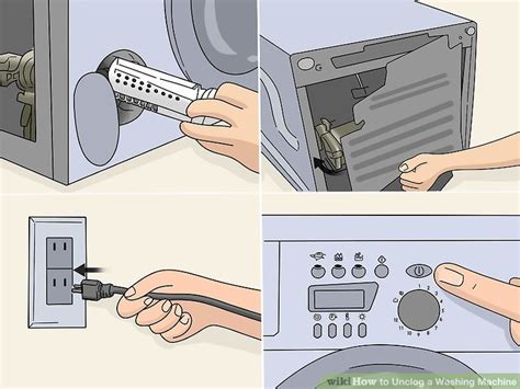 Simple Ways To Unclog A Washing Machine 13 Steps With Pictures