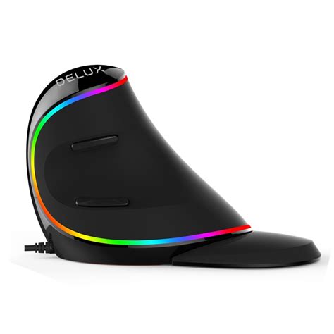Mouse Vertical Rgb Inalámbrico M618plus Marboltec