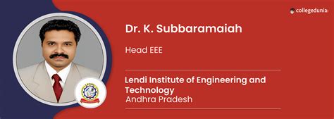 lendi institute of engineering and technology dr k subbaramaiah