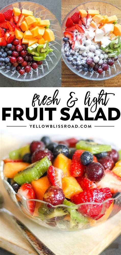 Summer Fruit Salad With Delicious Dressing Recipe Summer Salads