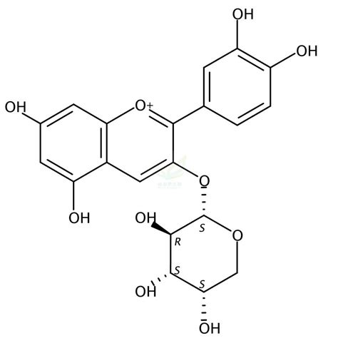 矢车菊素 3 O 阿拉伯糖苷 Cyanirin 3 O Arabinoside 792868 19 0 四川省维克奇生物科技有限公司