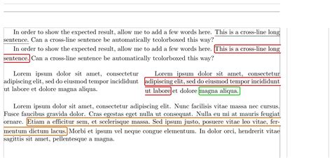 Soul Cross Line Inline Tcolorbox TeX LaTeX Stack Exchange