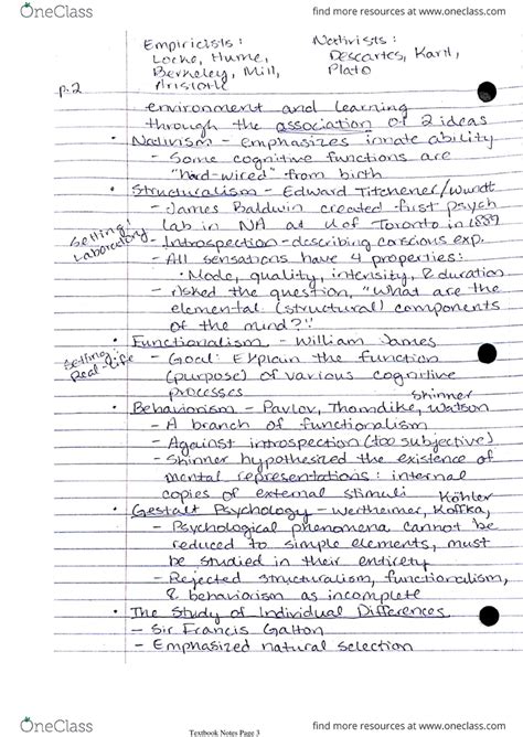 History Of Cognitive Psychology