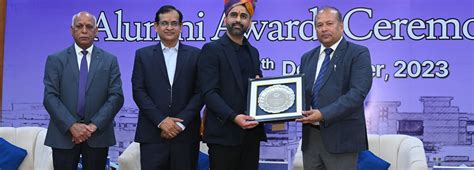 Bharat Gwalani Honored With 2023 Mnit Jaipur Young Achievers Award