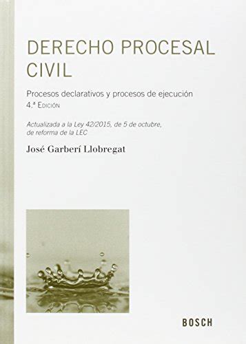 Derecho Procesal Civil Procesos Declarativos Y Procesos De Ejecucion