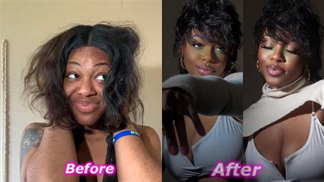 Wig Transformation Transforming My Old Wig Into A Mullet Youtube