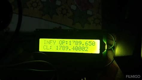 How I Used Esp32 To Monitor Infosys Limited Stock Prices Satyam Kumar