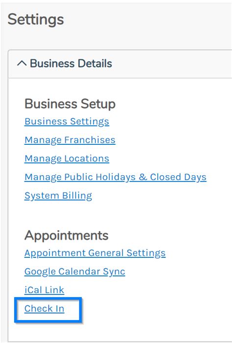 Configuring The Self Check In You ReOnTime Help
