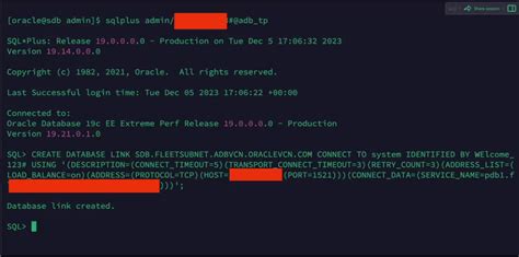 Migrating To The Autonomous Database Dedicated Using Database Links DB Exam Study