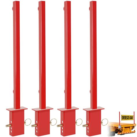 Toptgo Set Of 2 Trailer Stake Pocket Oversize Load Banner