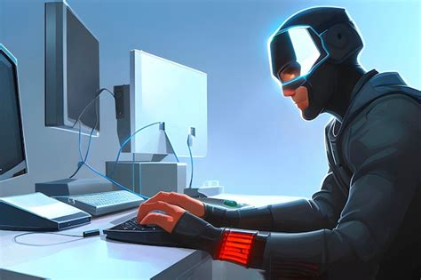 Premium Ai Image Ai Image Of The Cyber Crime Hacker In Silhouetted