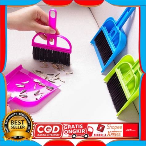 Jual Sapu Mini Set Dustpan Serokan Mini Set Sapu Serbaguna Shopee