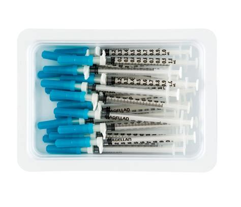 Cardinal Health Monoject Magellan Tuberculin Safety Syringe Tray
