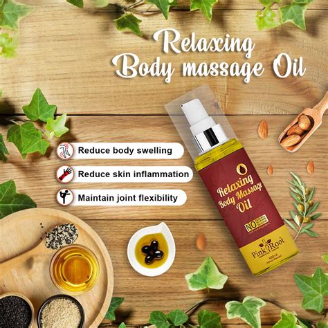 Pink Root Deep Moisturising Relaxing Body Oil With Natural Ingredients