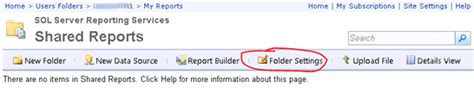 It Help And Advice Ssrs Creating A Shared Reports Folder In