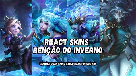 React Skins Ben O Do Inverno Wild Rift Youtube