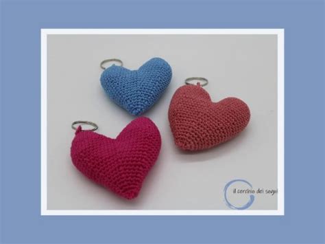 Tutorial Cuore Portachiavi Uncinetto Come Fare Cuore All Uncinetto Il Cerchio Dei Sogni