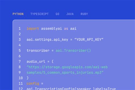 Assemblyai Ai Models To Transcribe And Understand Speech