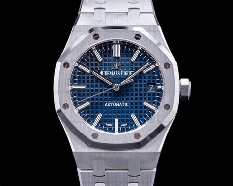 Audemars Piguet ST OO ST Royal Oak BLUE Dial ST SS FULL SET Audemars