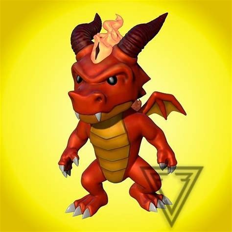 STUMBLE GUYS INFERNO DRAGON 3D Model 3D Printable CGTrader