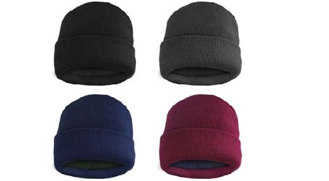 Men S Thermal Fleece Lined Winter Hat Only Shipped Freebies Deals