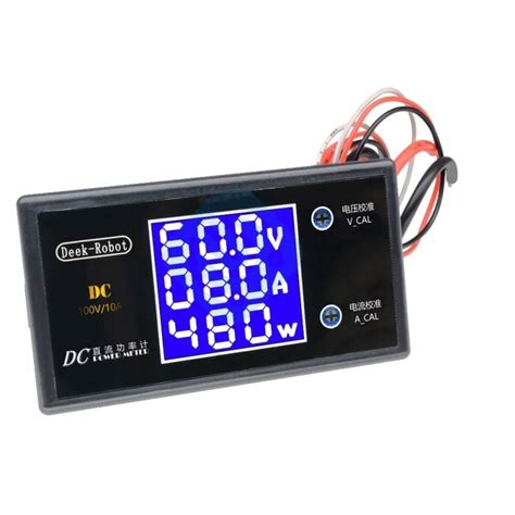 Panel Voltage Current And Power Meter With LCD Display Kamami On