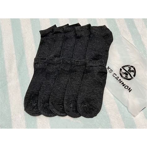10 Pairs Unisex Socks Cotton Plain Blackwhitegrey Korean Summer