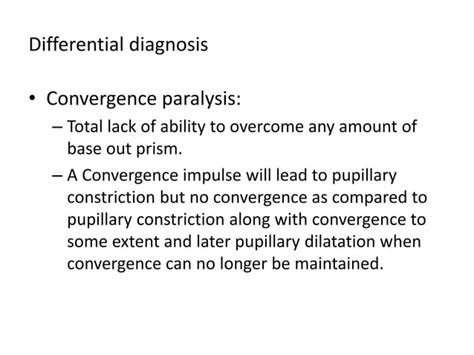 Convergence Insufficiency Pptx Eye And Vision Conditions Diseases