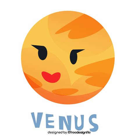 Cartoon Venus Planet Clipart Free Download