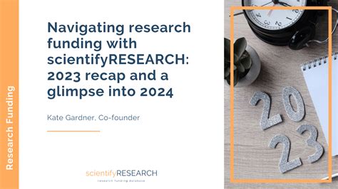 Navigating Research Funding With Scientifyresearch 2023 Recap