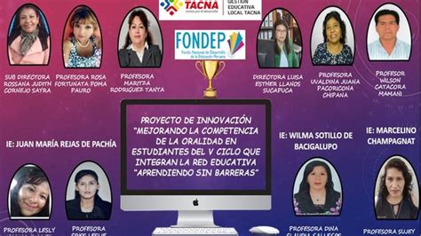 Ganadores Del Concurso Nacional De Proyectos De Innovación Educativa