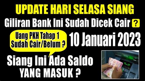 Cek Saldo Pencairan Pkh Tahap 1 2023 Pkh Hari Ini Siap Siap Kejutan