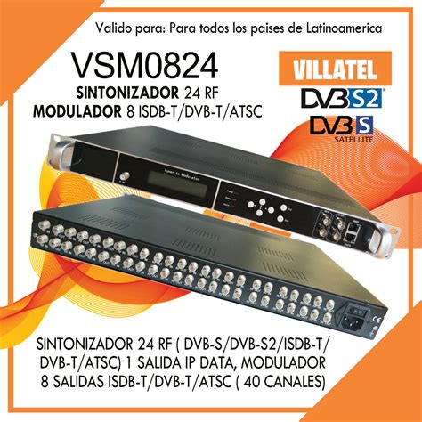 Sintonizador Rf Modulador ISDB T Tecnolibre