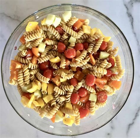Greek Pasta Salad Whole Wheat Pasta This Delicious House