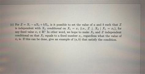Solved 3 [multivariate Gaussian] Assume We Have The