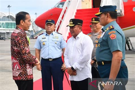 Presiden Jokowi Lakukan Kunjungan Kerja Di Sumatera Utara ANTARA News