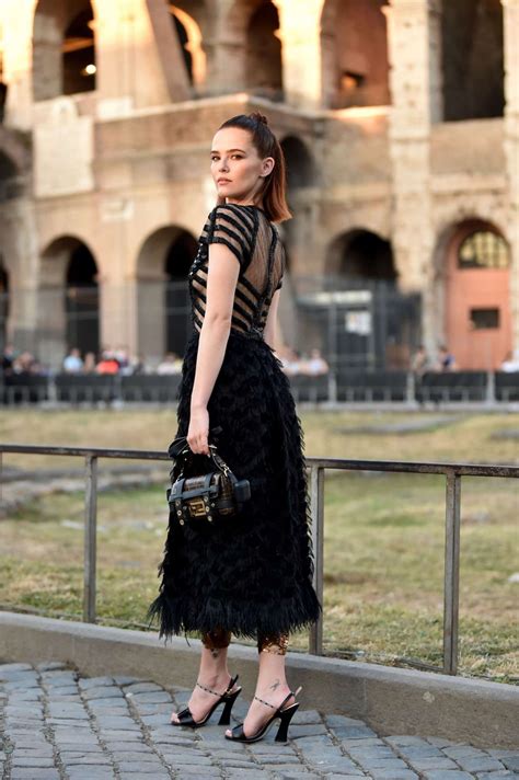 Zoey Deutch Fendi Couture Fall Winter Cocktail In Rome 07042019