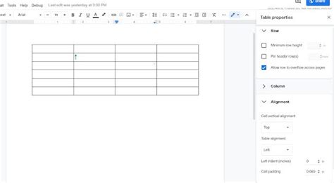 Google Docs Gets New Customization Options For Tables