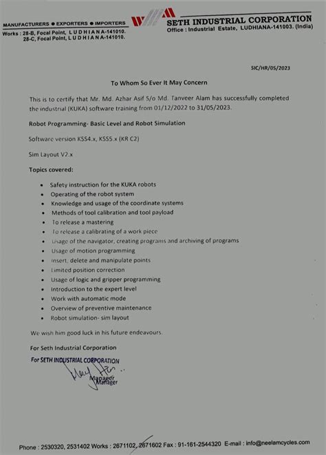 Md Azhar Asif On Linkedin Kukarobotics Programming
