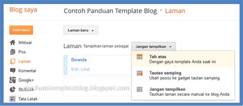 Rian Murphy Cara Membuat Menu Horizontal Otomatis Di Blog